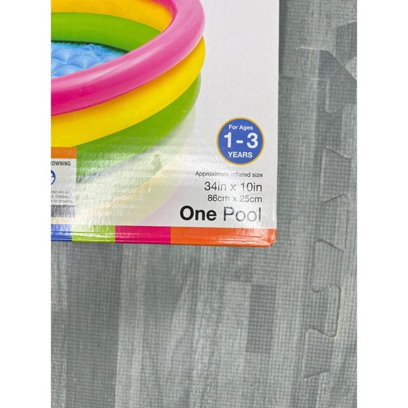 Intex | Other | Intex Sunset Glow Baby Pool Perfect For 3 Year Olds ...